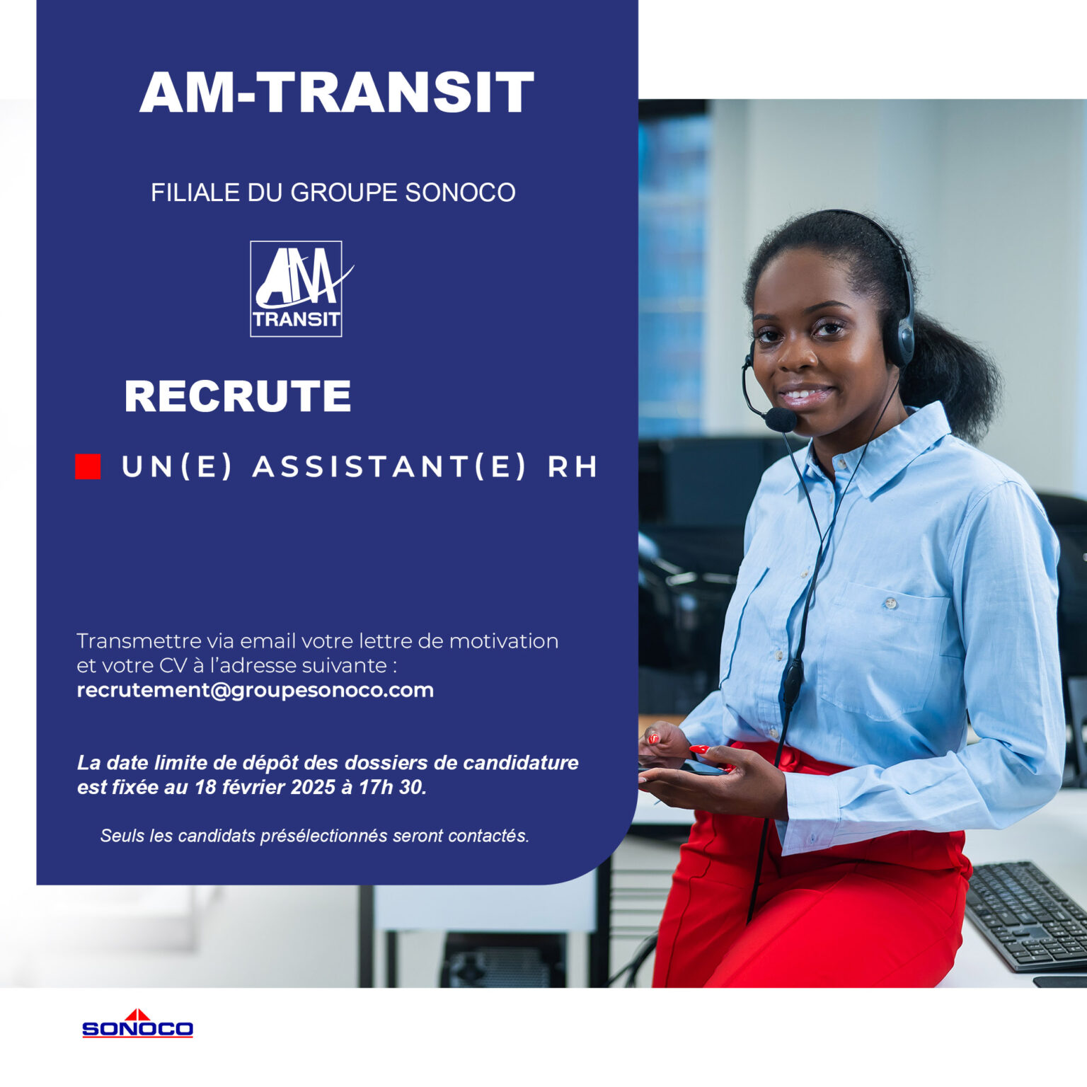 Candidature spontanée – SONOCO