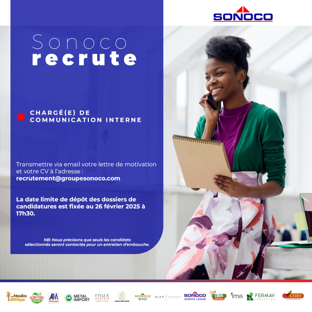 CHARGÉ(E) DE COMMUNICATION INTERNE – SONOCO